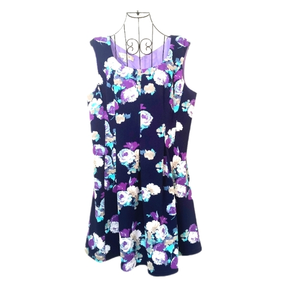Kasper | Dresses | Kasper Rose Floral Print Fit And Flare Womens Dress ...